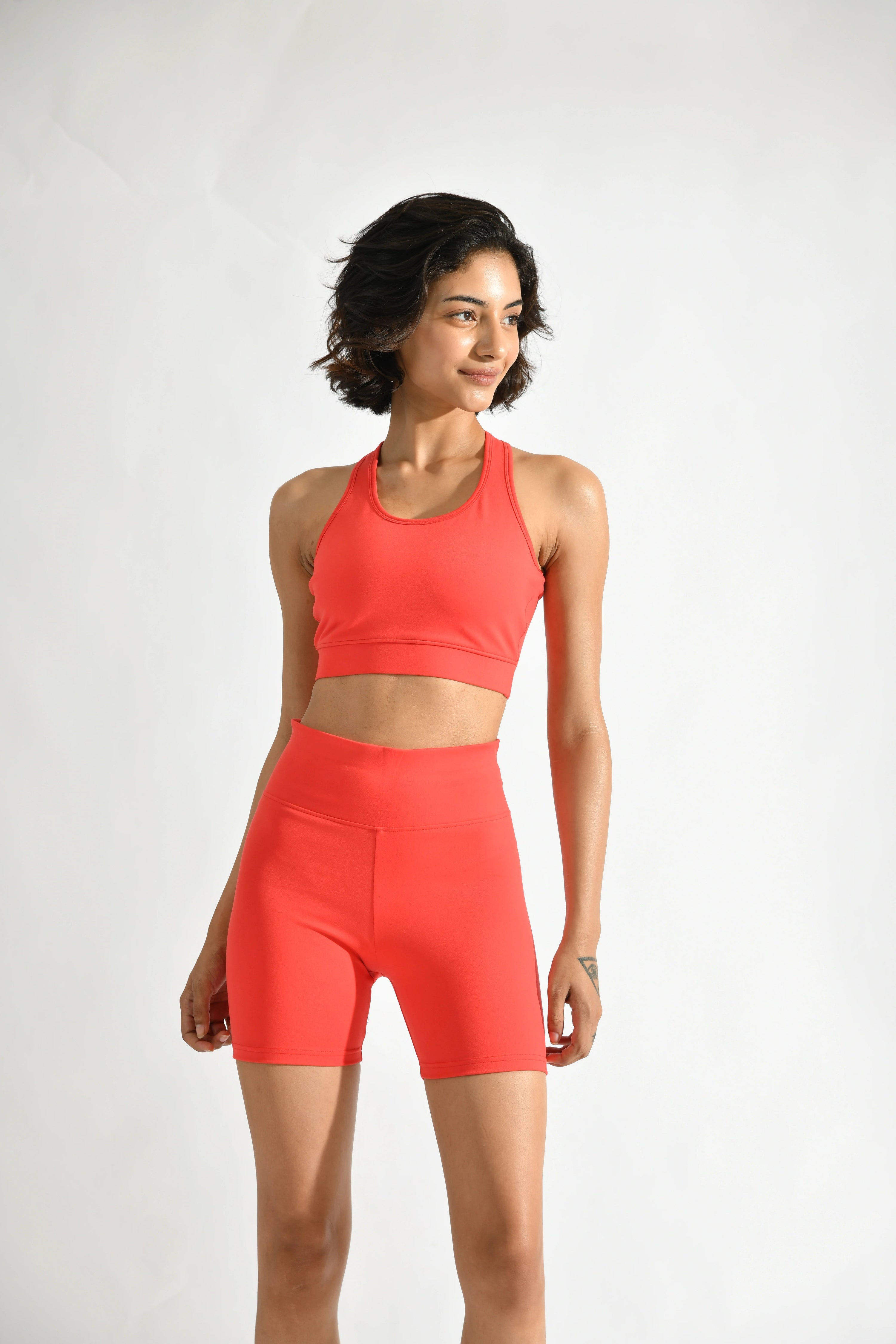 Aero Athletic Bra Vanilla White – yamayoga